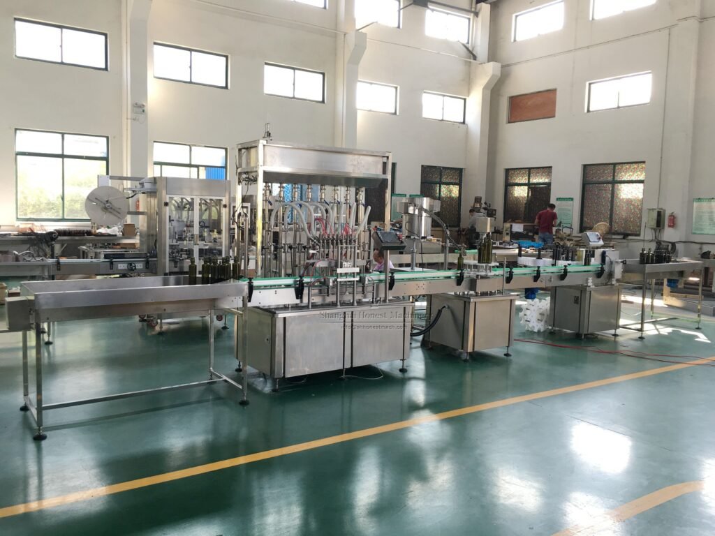 Automatic glass bottle cold coffee filling machine - Shanghai Honest ...